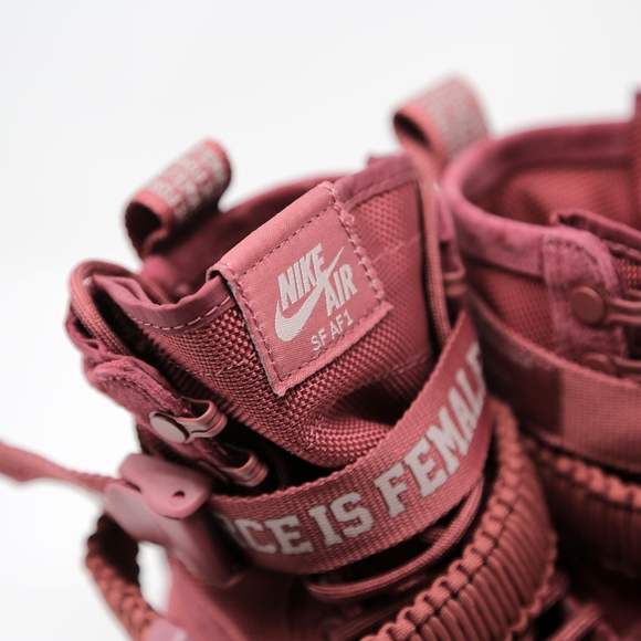 Nike | Shoes | Nike Womens Sf Af Air Force 1 Vintage Wine Aj170 | Poshmark